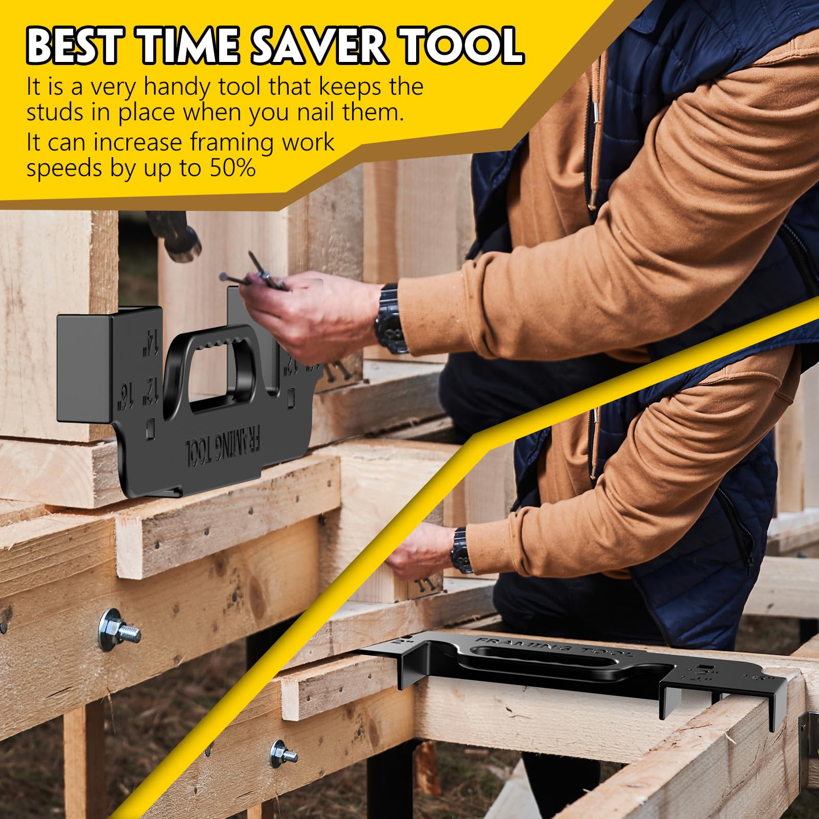 Snapklik.com : 3 In 1 Metal Framing Tools,Stud Master 16 Framing ...