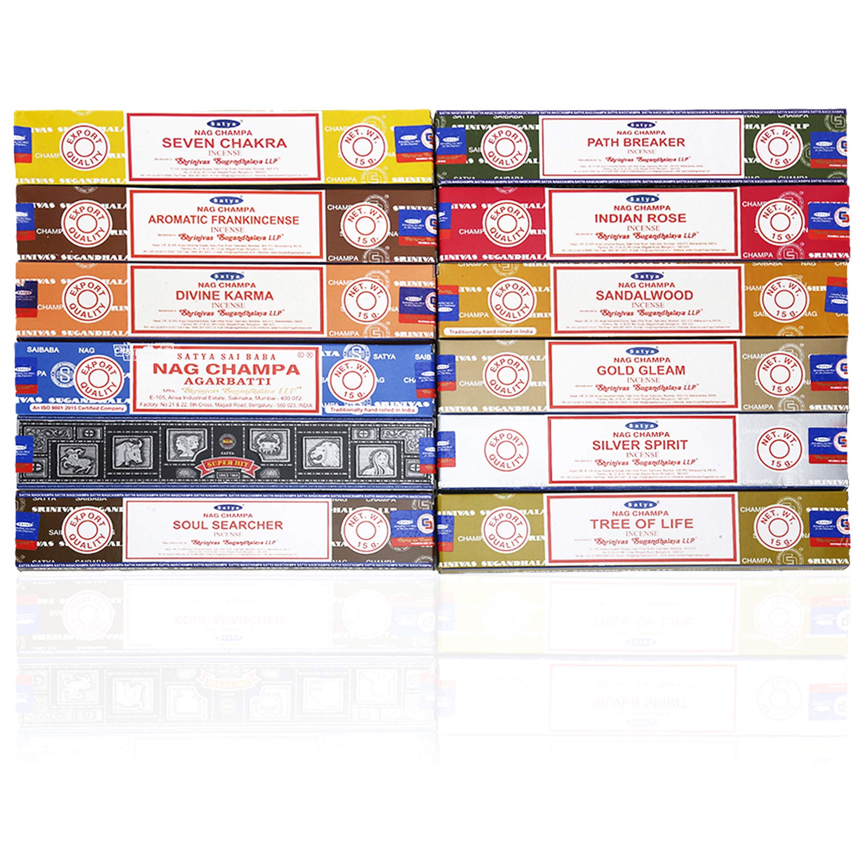 Satya 12 Assorted Pack 15 Gram x 12 Packs Pack 2nd : Amazon.co.uk: Home ...