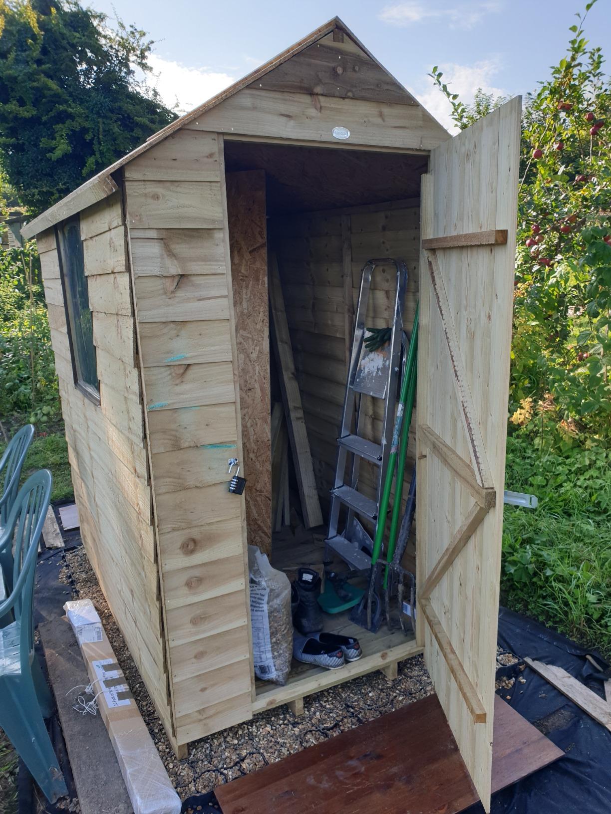 6ft x 4ft Eco Shed Base Kit includes Weed Fabric and 24 x TruePave Eco ...
