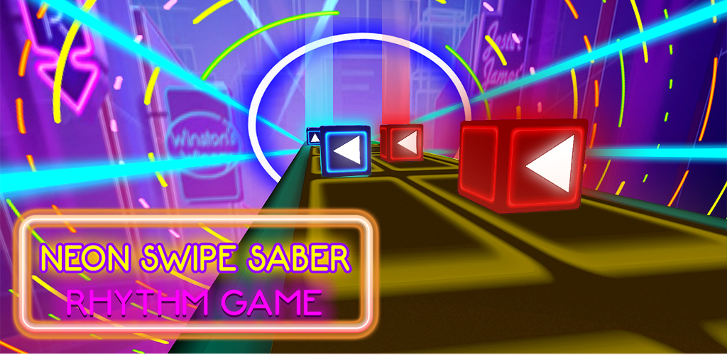 Neon Swipe Saber Rhythm Game - App on Amazon Appstore