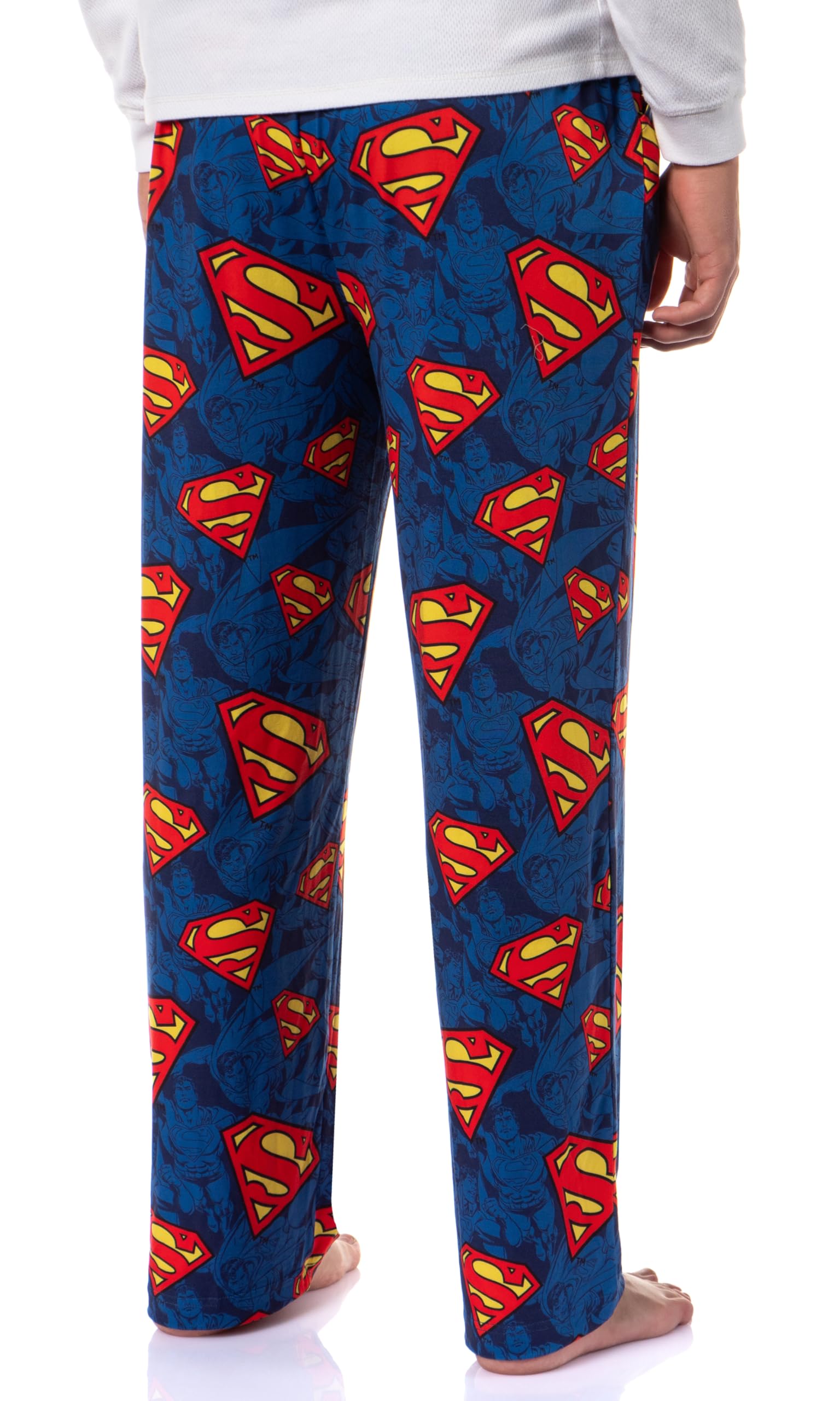 Snapklik.com : DC Comics Mens Superman Symbol Tossed Print Pajama Pants ...
