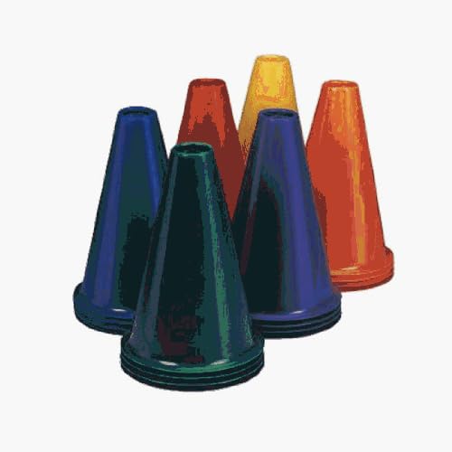 Amazon.com : Lightweight 9'' Colored Stack Cone Set : Sports : Sports ...