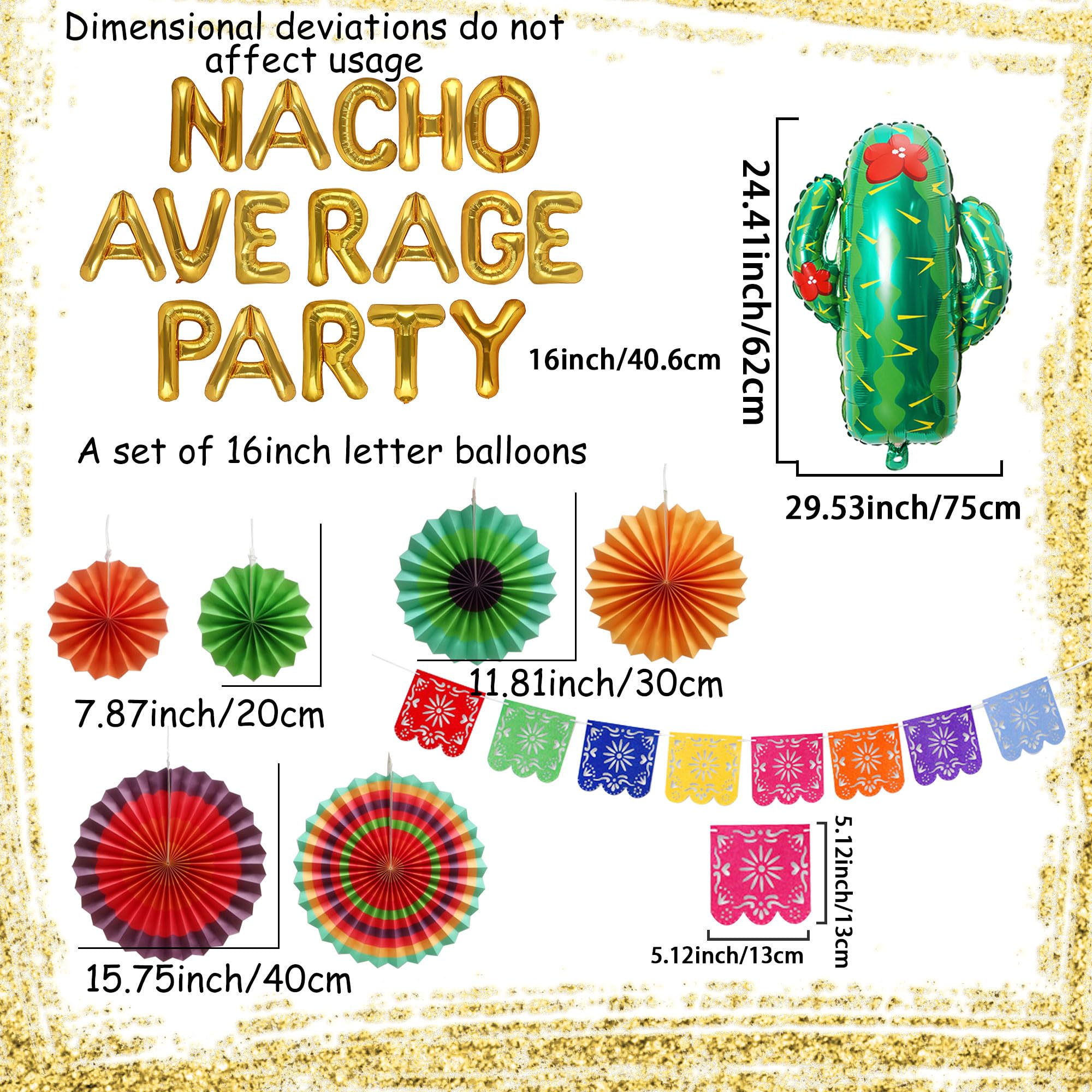 Snapklik.com : Nacho Average Party Decoration Nacho Average Party ...