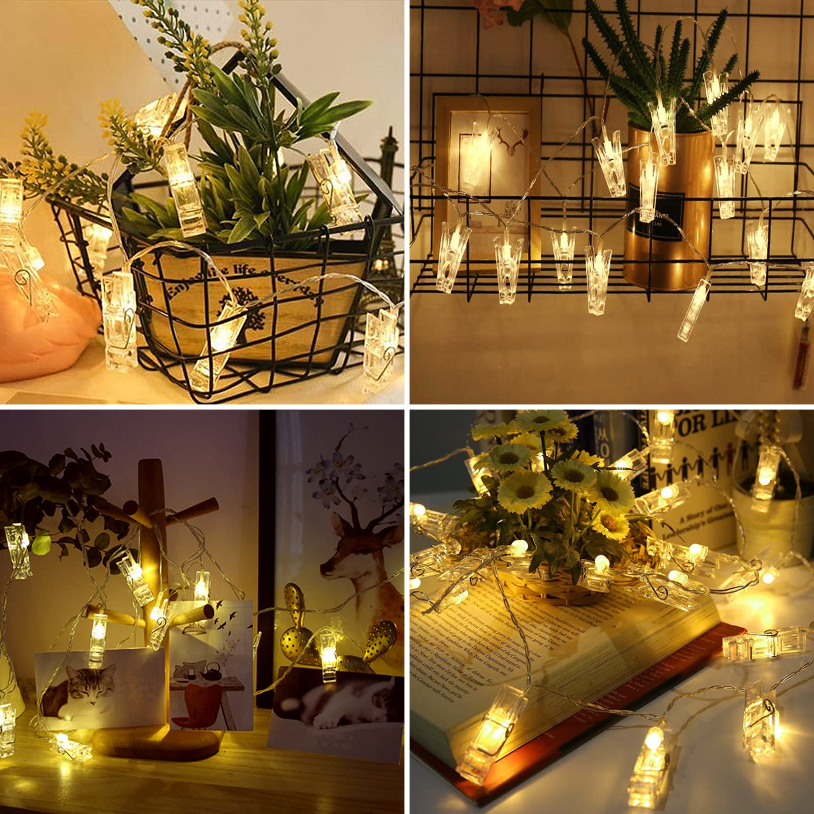 Clip Art Battery Operated Xmas Lights 57.5m 720 LED SupaBrights