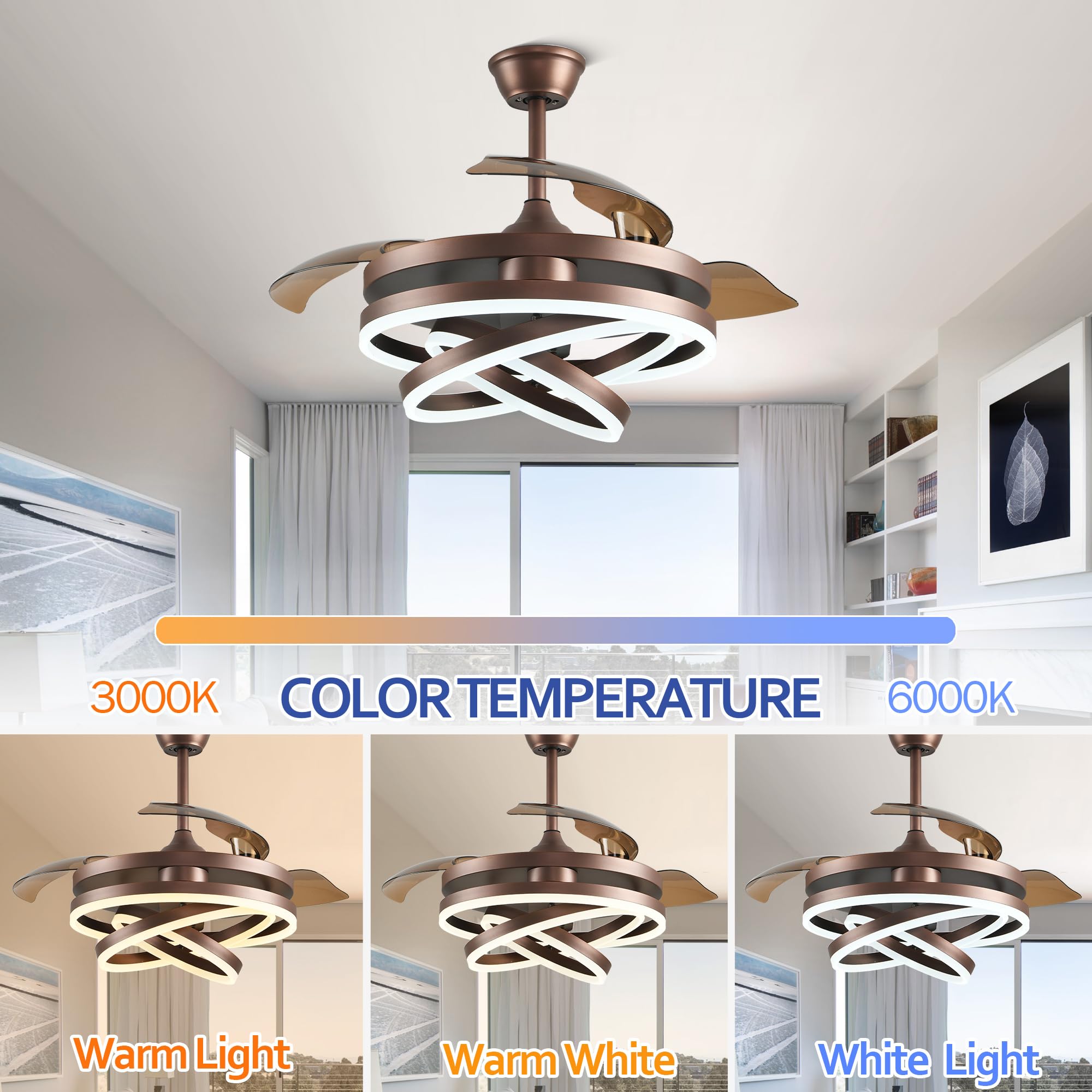 Barn Style Ceiling Fan Lights 84" Minka Aire Barn H2O Burnished Nickel