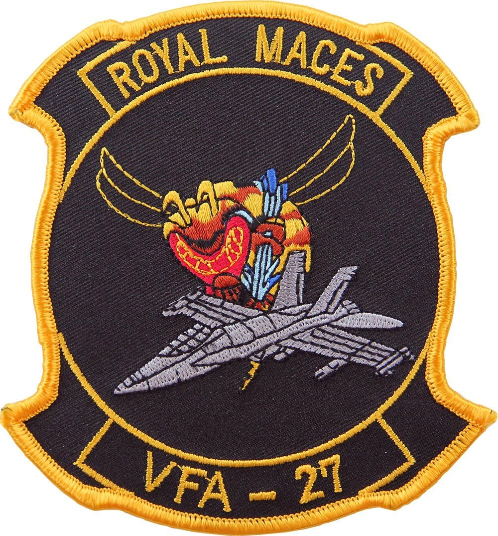 Amazon.com: Strike Fighter Squadron VFA-27 Patch Full Color : Clothing ...