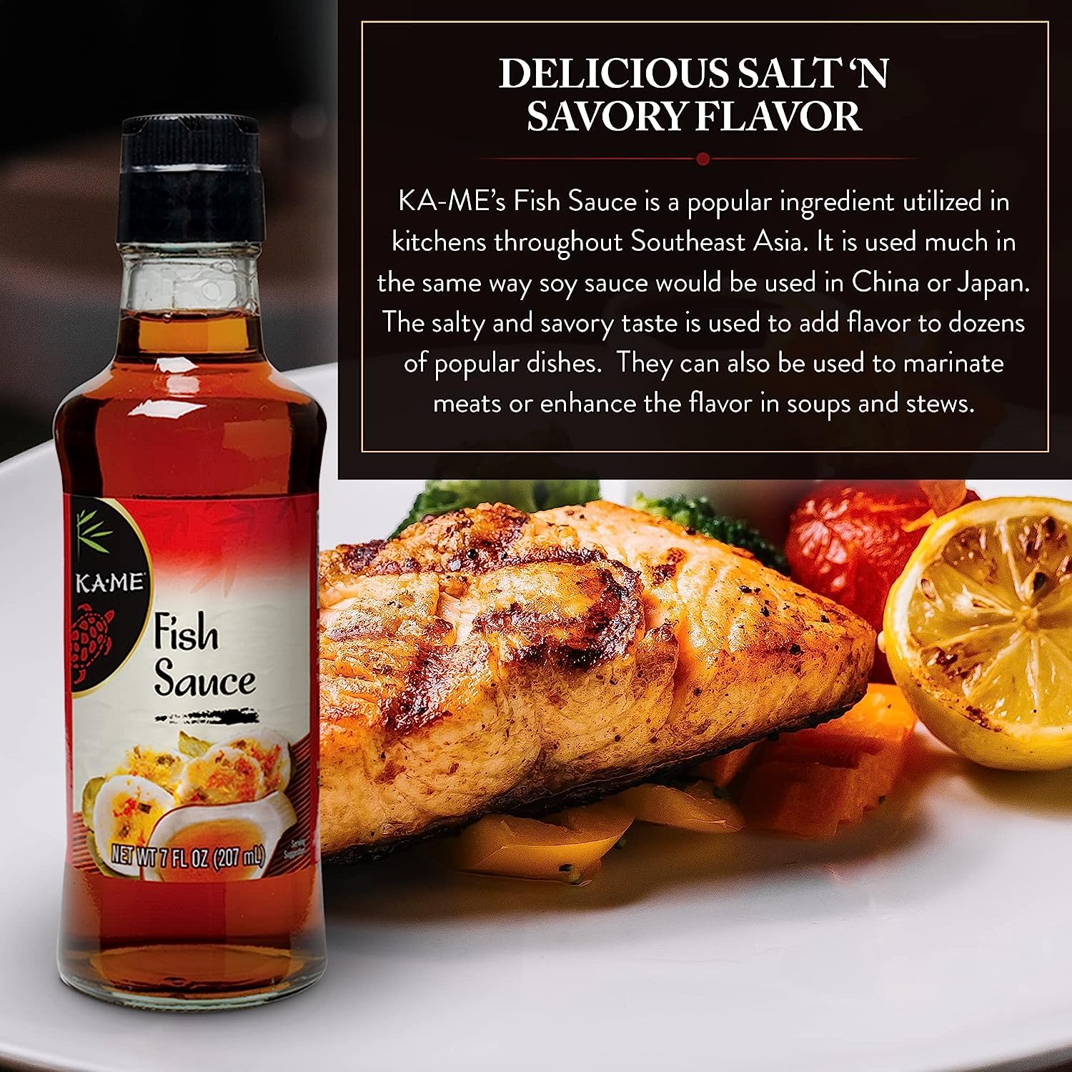 Snapklik.com : KA-ME Authentitc Asian Fish Sauce - Gluten-Free, No ...