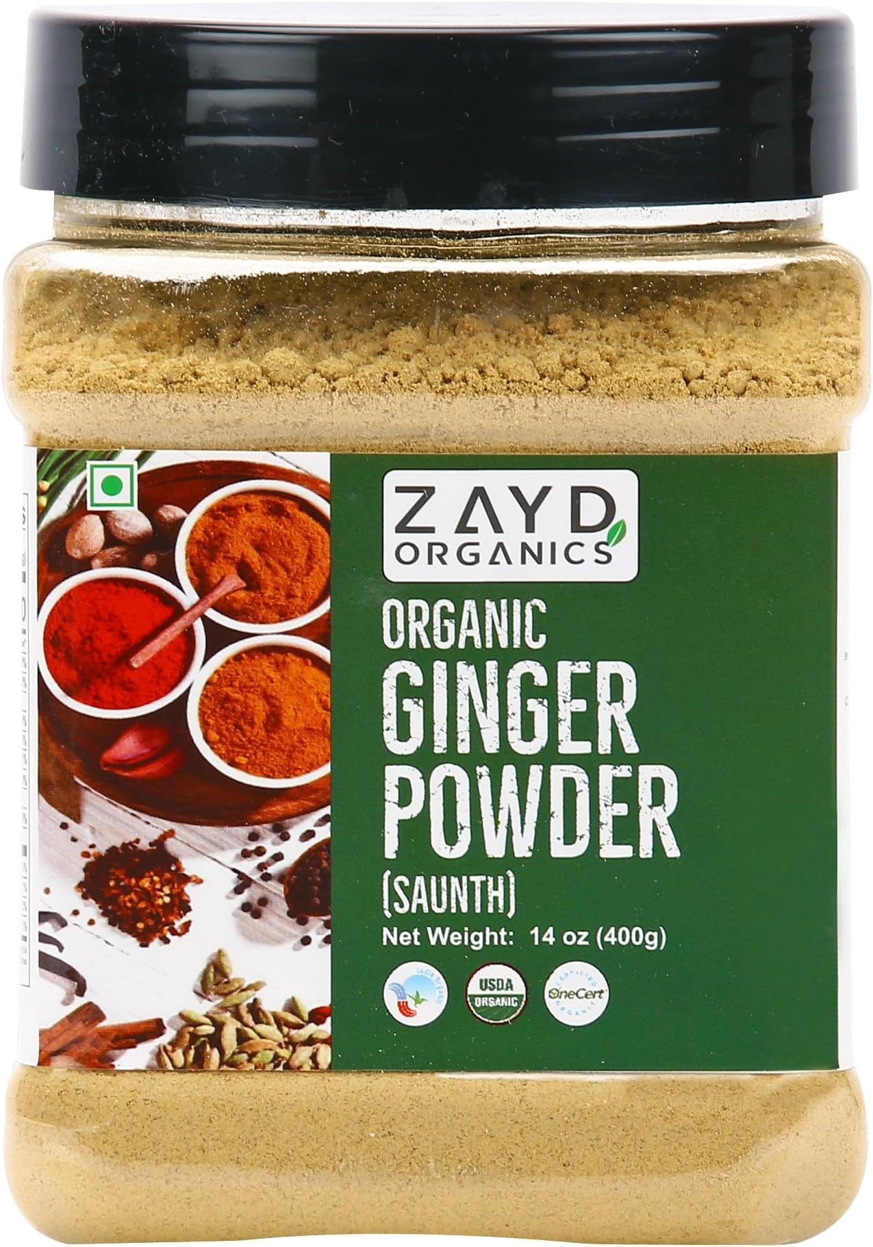 Amazon.com : Jiva Organics Organic Ginger Root Powder 1 LB Jar - Gluten ...