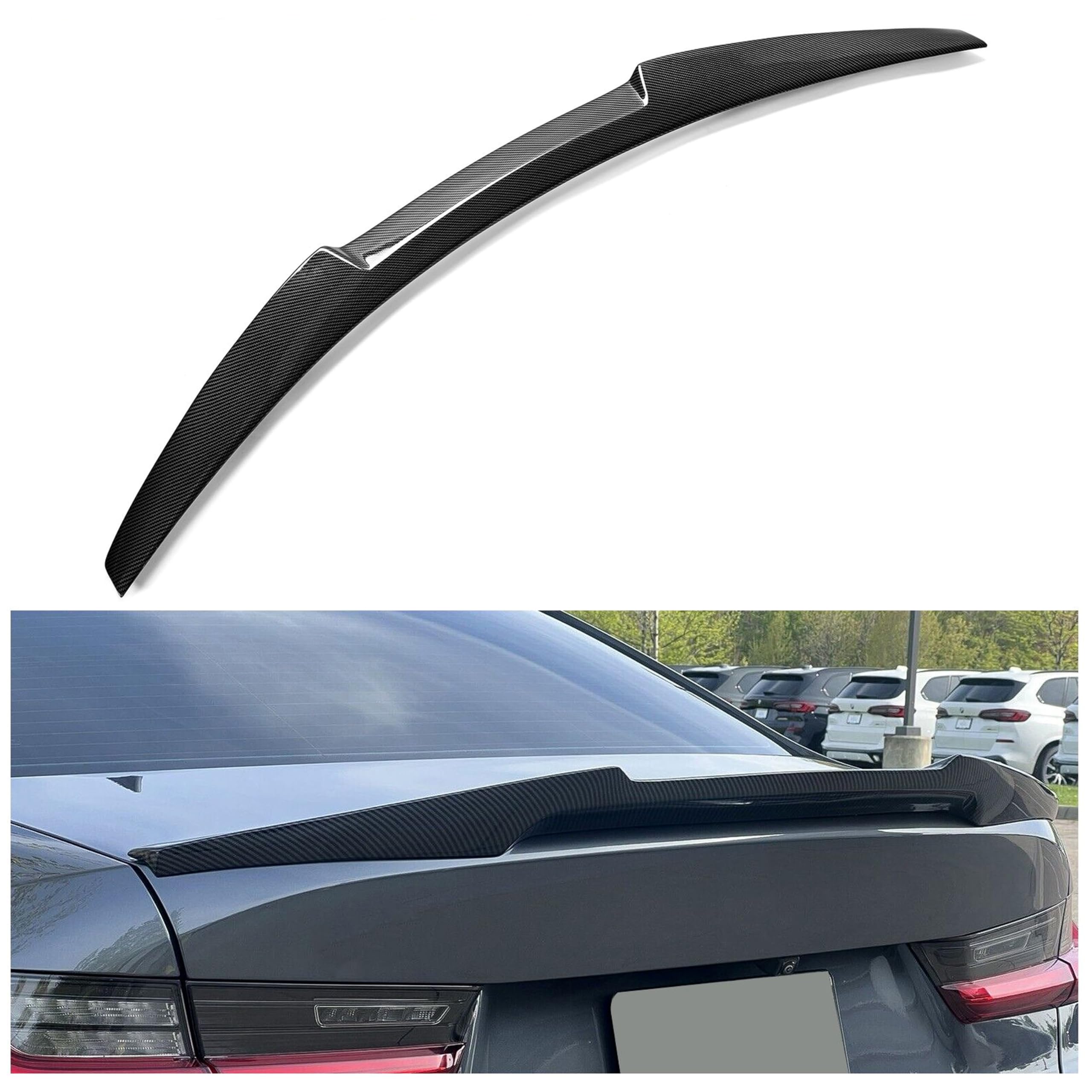 Amazon.com: KUAFU Trunk Wing Rear Spoiler Compatible with 2019-2024 BMW ...