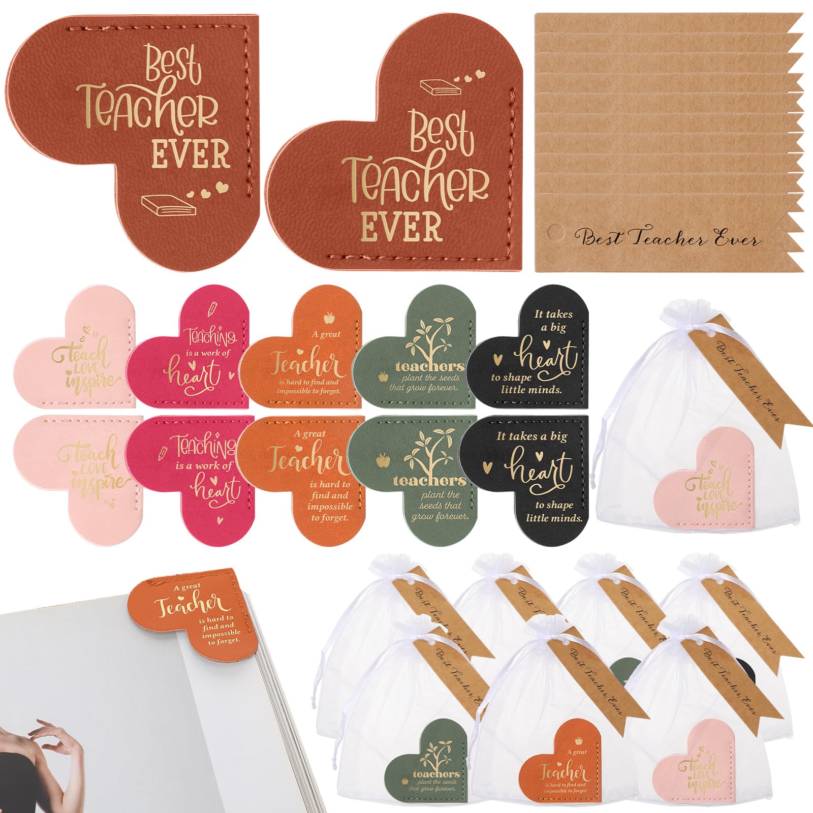 Amazon.com: Sinload Valentines Day Teacher Gifts Includes Heart Shaped ...