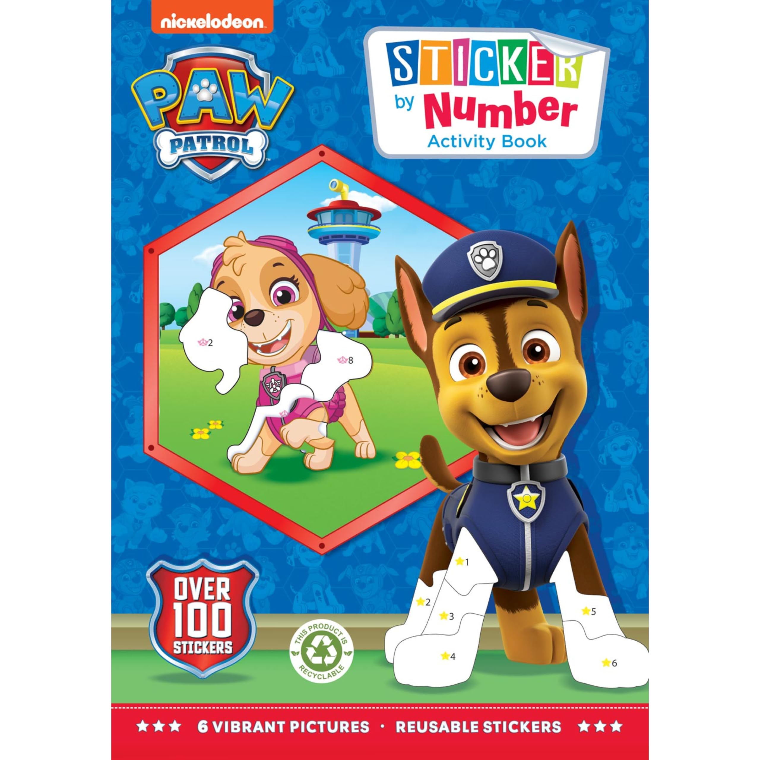Alligator Paw Patrol Sticker By Number Book Sticker Book Sticker ...