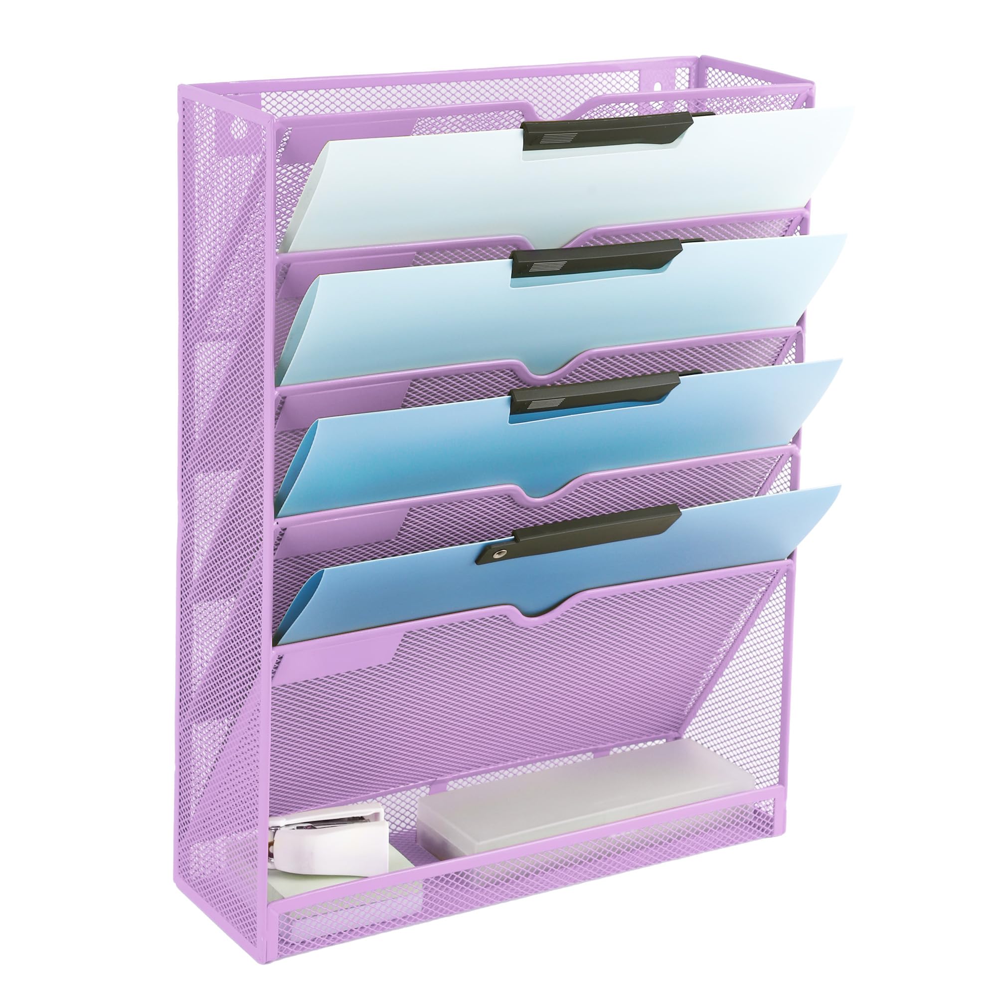 Snapklik.com : EASEPRES 6 Tier Mesh Hanging Wall File Organizer, Desk ...