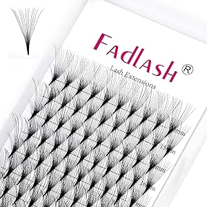 Fadlash Pre-Made Eyelash Extension 14D 0.07mm D Curl 15-20mm Mixed ...