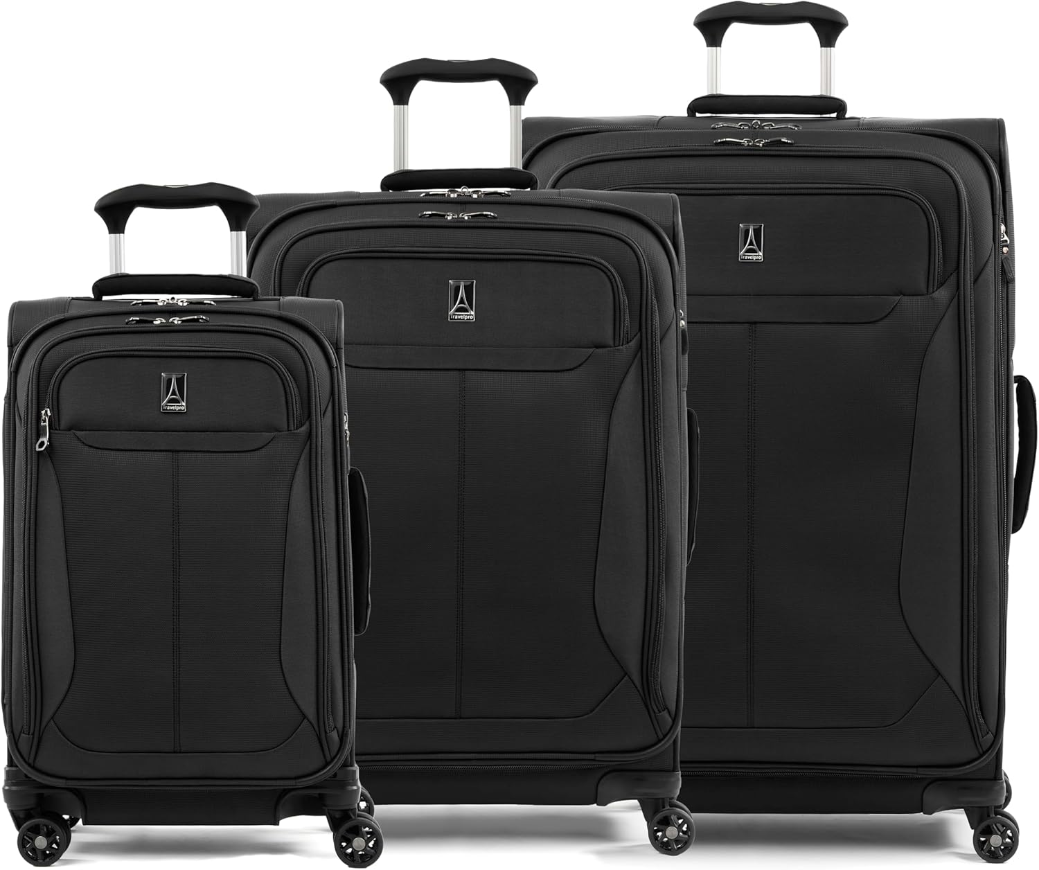 Amazon.com | Travelpro Tourlite Softside 3-Piece Set, Expandable ...