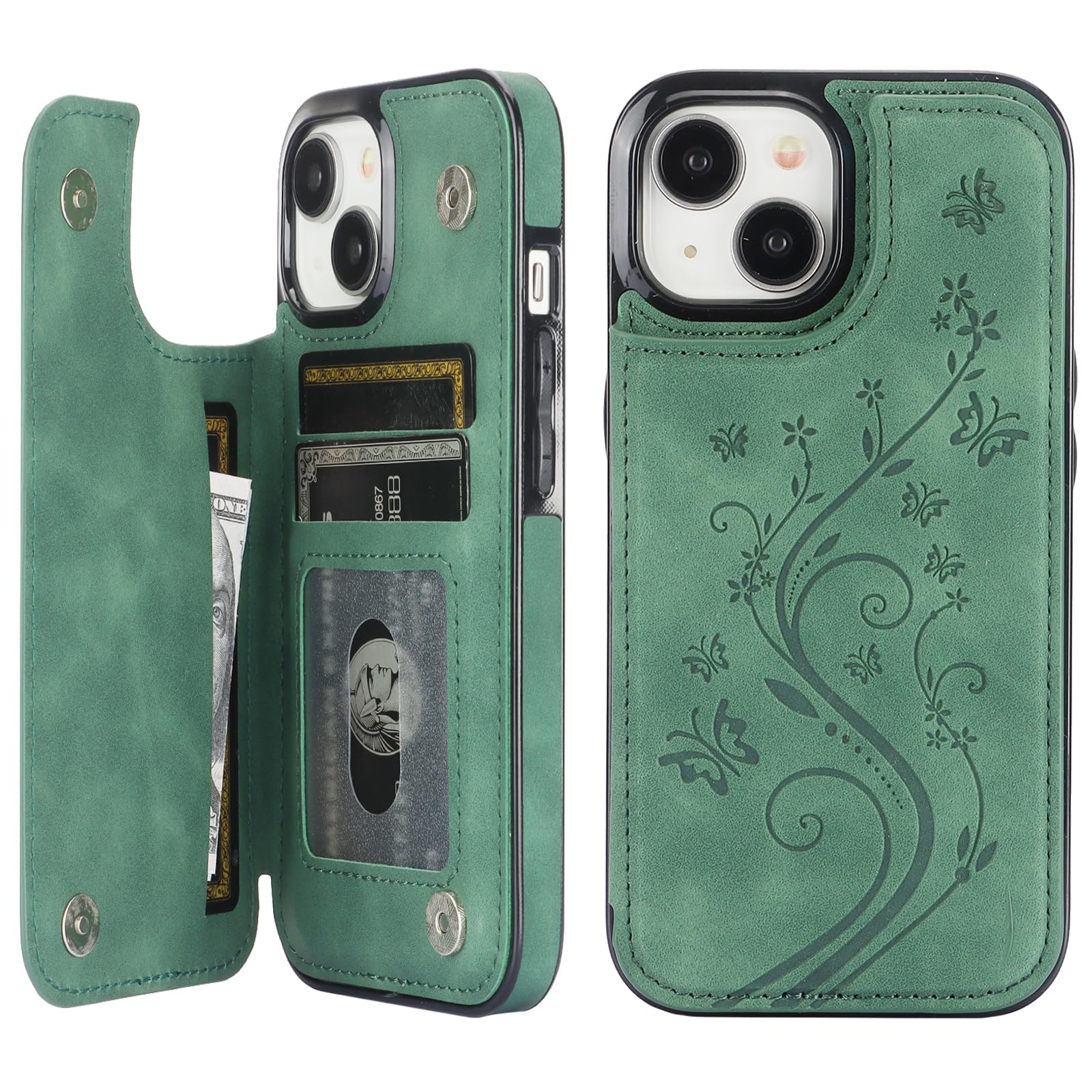 Amazon.com: Vaburs Compatible with iPhone 15 Case Wallet with Card ...