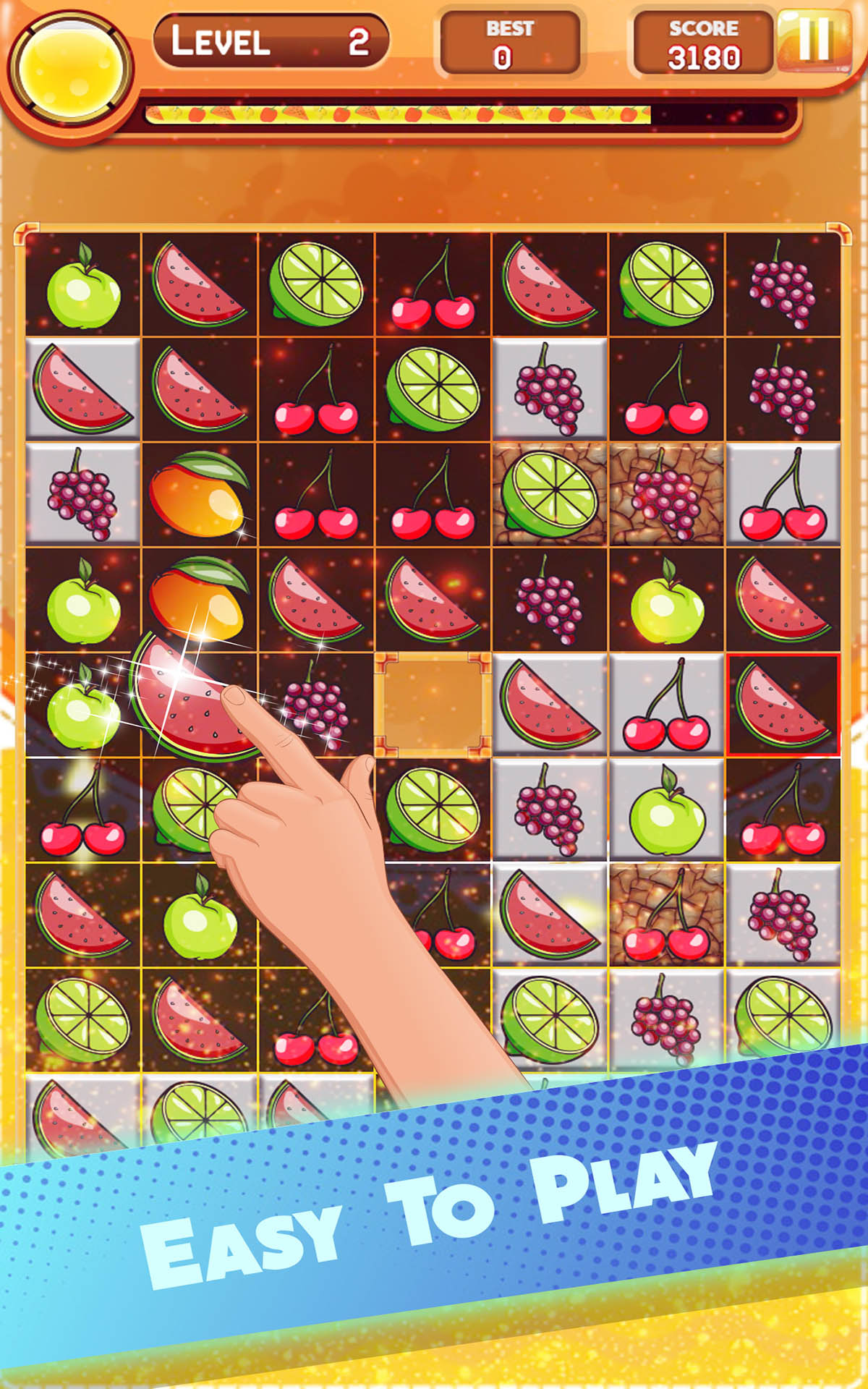 Happy Gummy Fruit Bunny Candy Match 3 Game - App on Amazon Appstore