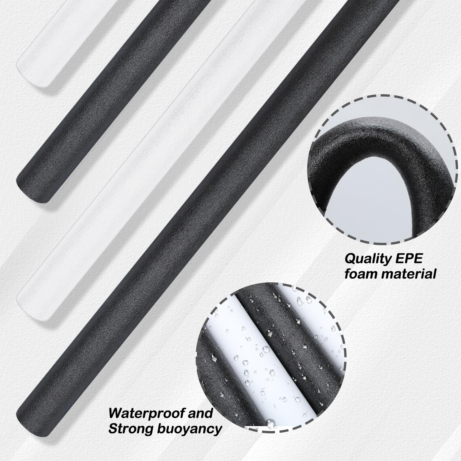 Snapklik.com : Hanaive 4 Pack 55 Inch X 3.5 Inch Jumbo Pool Noodles ...