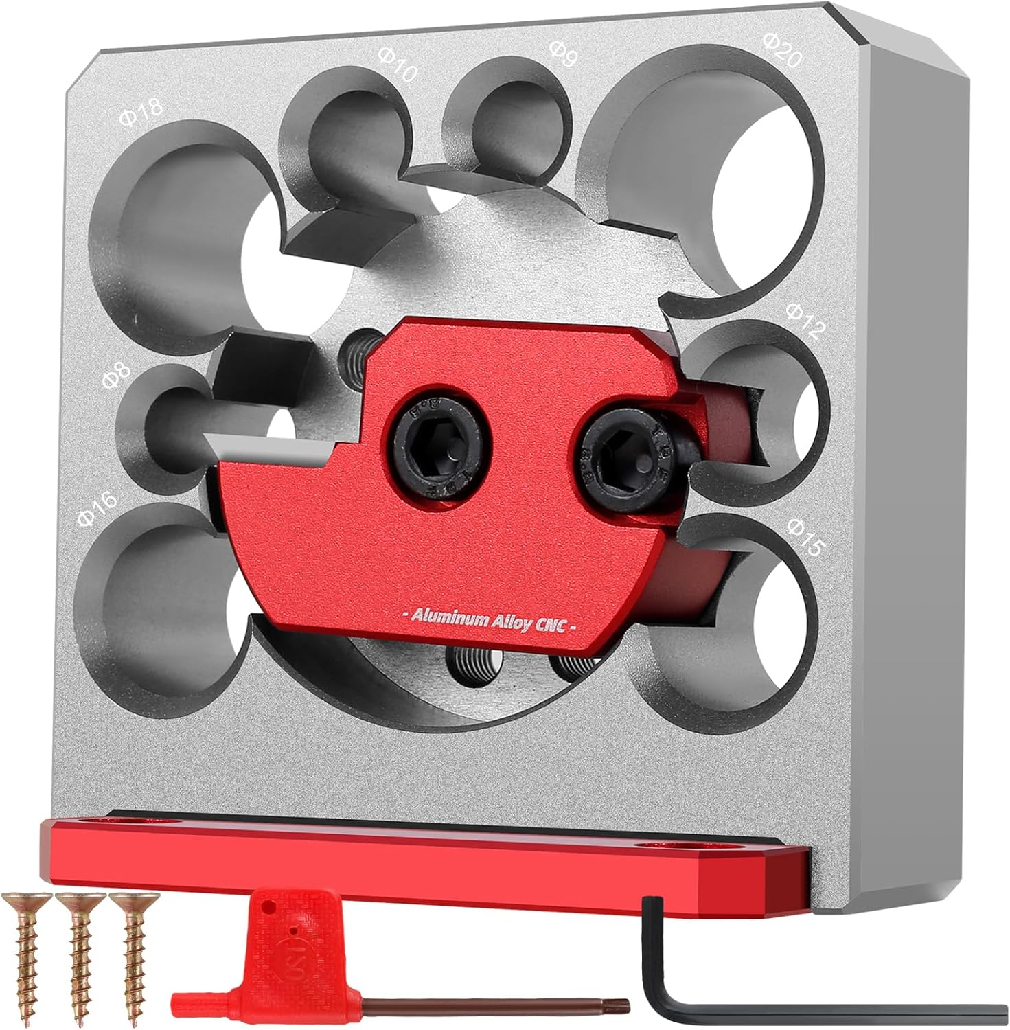 DRBIT Adjustable Dowel Maker Jig Metric 8-20mm Aluminum Alloy Carbide ...