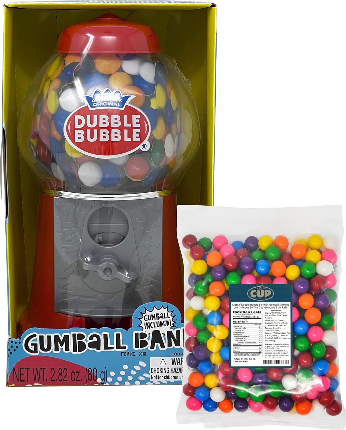 Dubble Bubble 8.5 Inch Gumball Machine with 3 Pound Bahrain | Ubuy
