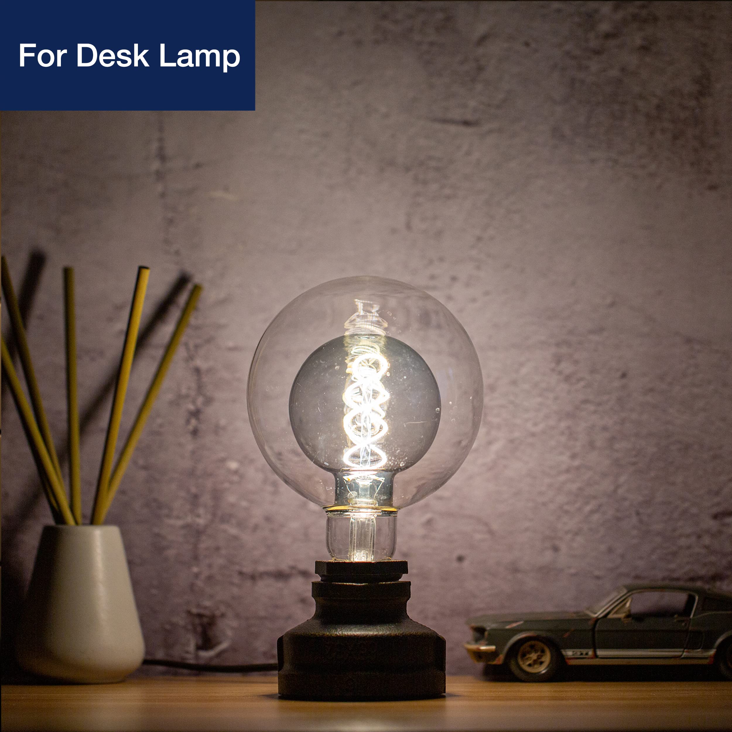 Snapklik.com : FLSNT G125 Vintage Dimmable Globe LED Edison Bulbs ...