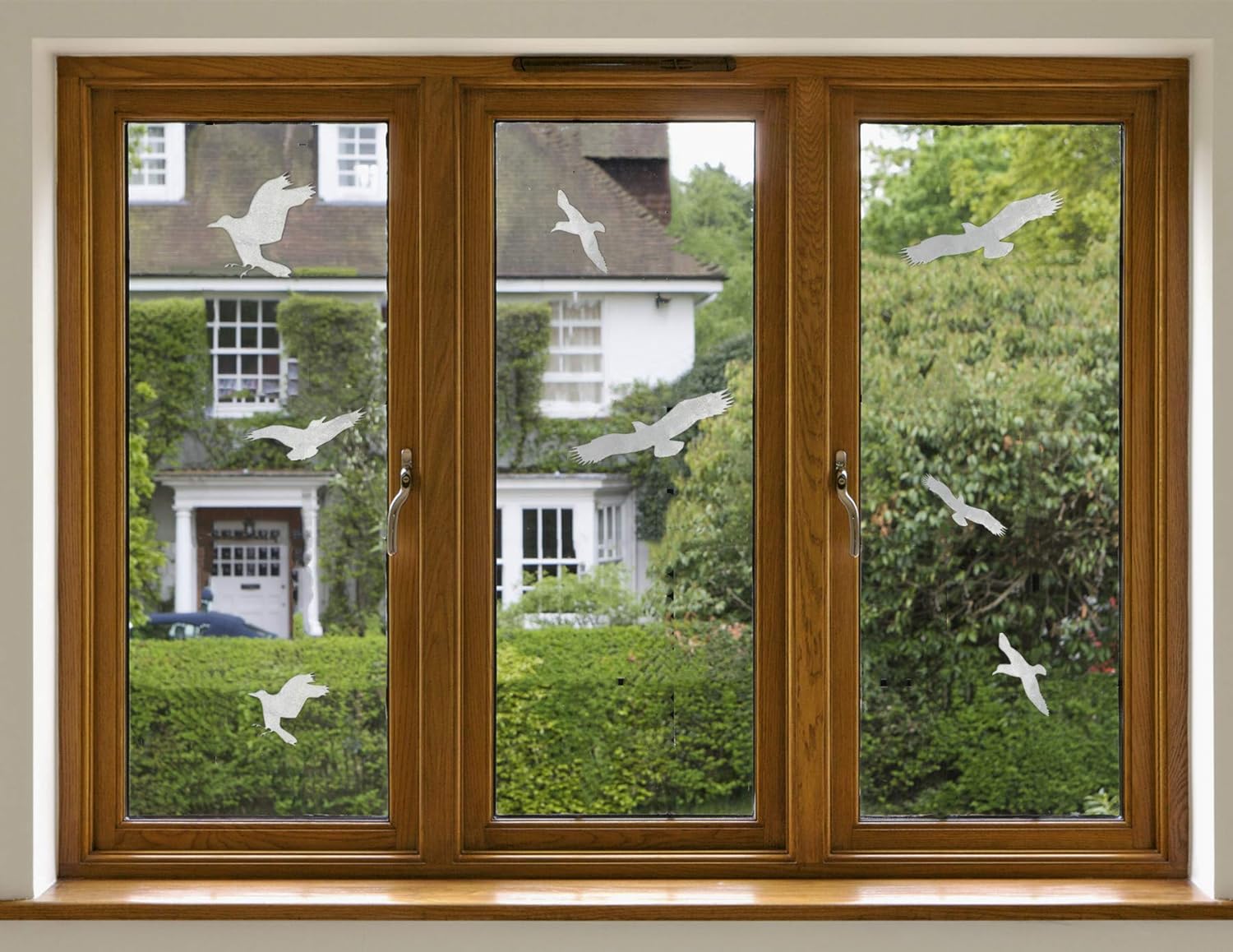 Window Alert Bird Stickers Silhouettes Glass Door Protection Save Birds ...