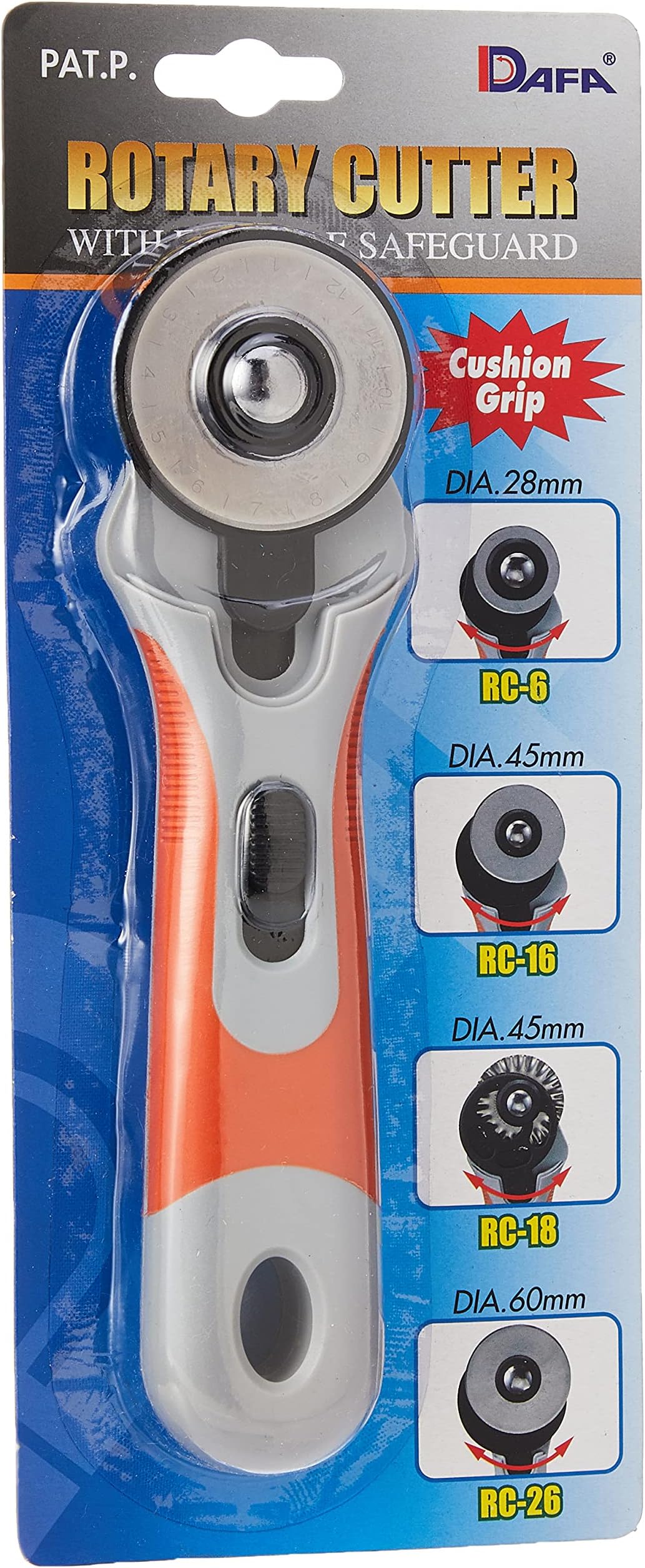 DAFA 45mm Soft Grip Rotary Cutter : Amazon.co.uk: Home & Kitchen