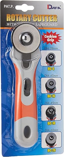 DAFA 45mm Soft Grip Rotary Cutter : Amazon.co.uk: Home & Kitchen