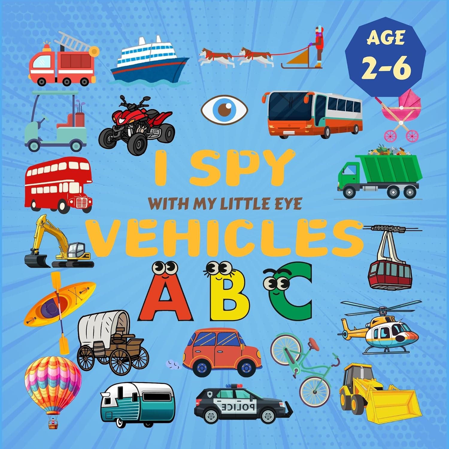 Amazon.com: I Spy Vehicles!: A Fun Search & Find Activity Book for ...