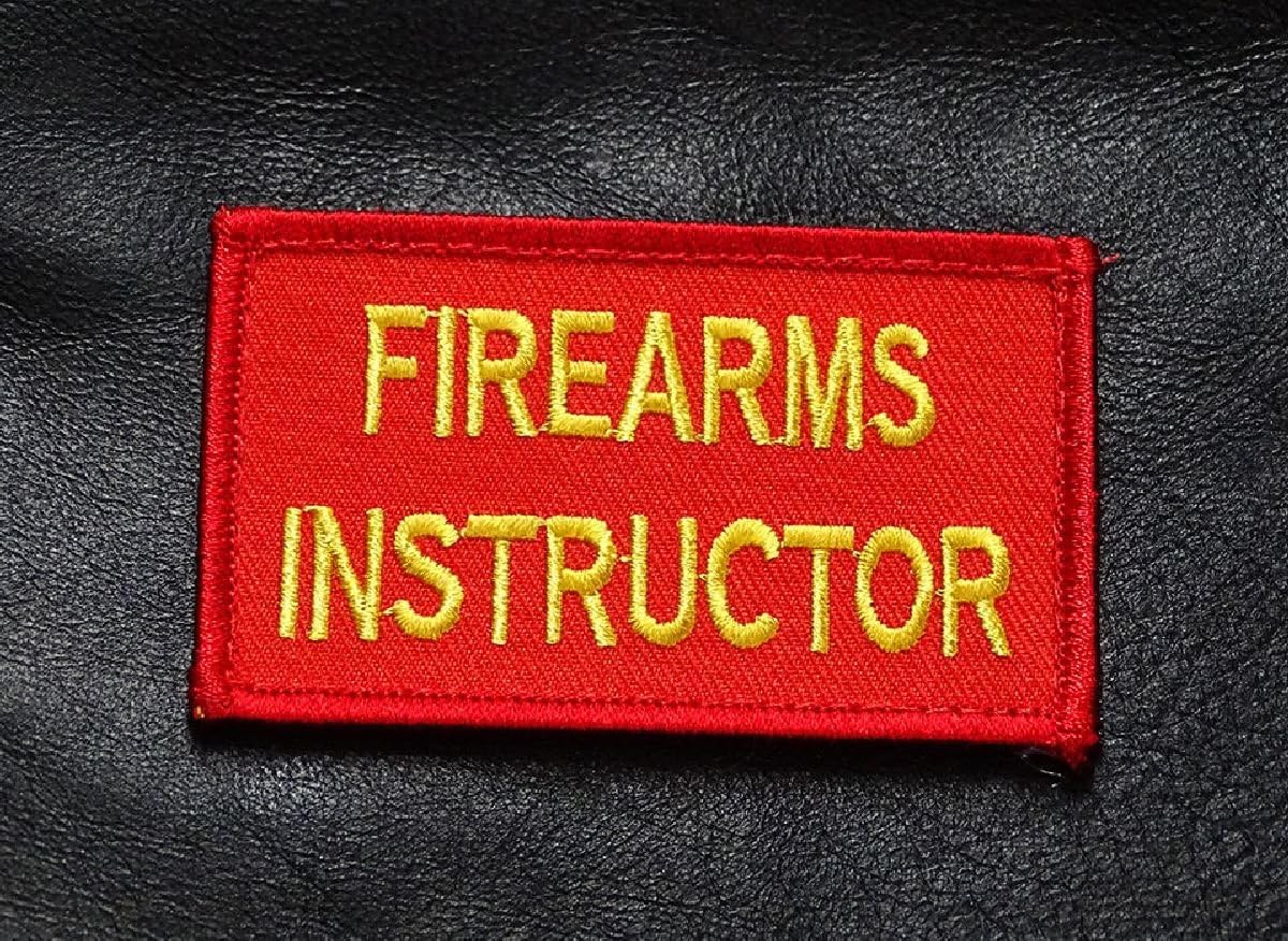 Amazon.com: Firearms Instructor Embroidered Patches 4X10 & 2X5, Hook ...