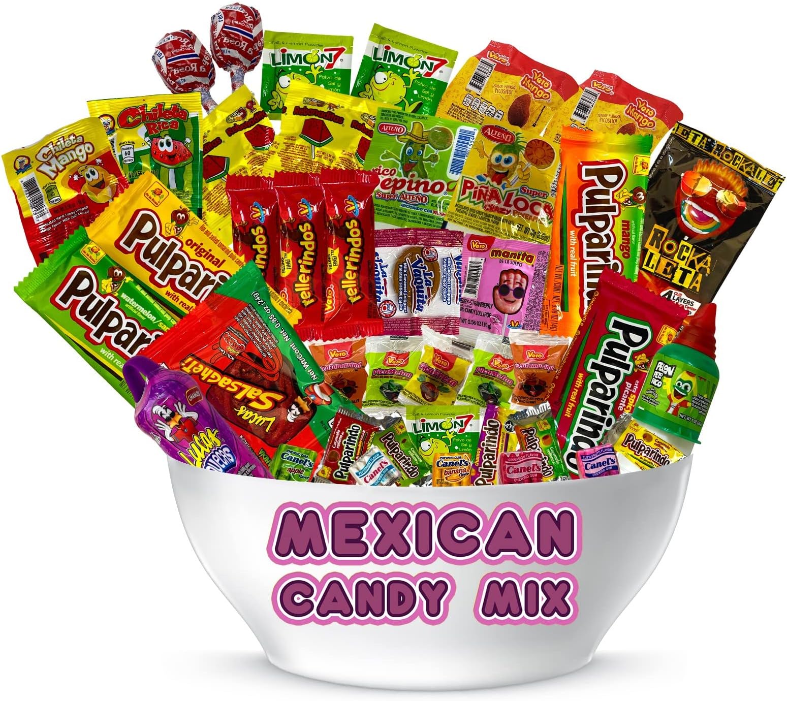 Amazon.com : Mix Dulces Mexicanos surtidos candy, Such as Sweet, Sour ...