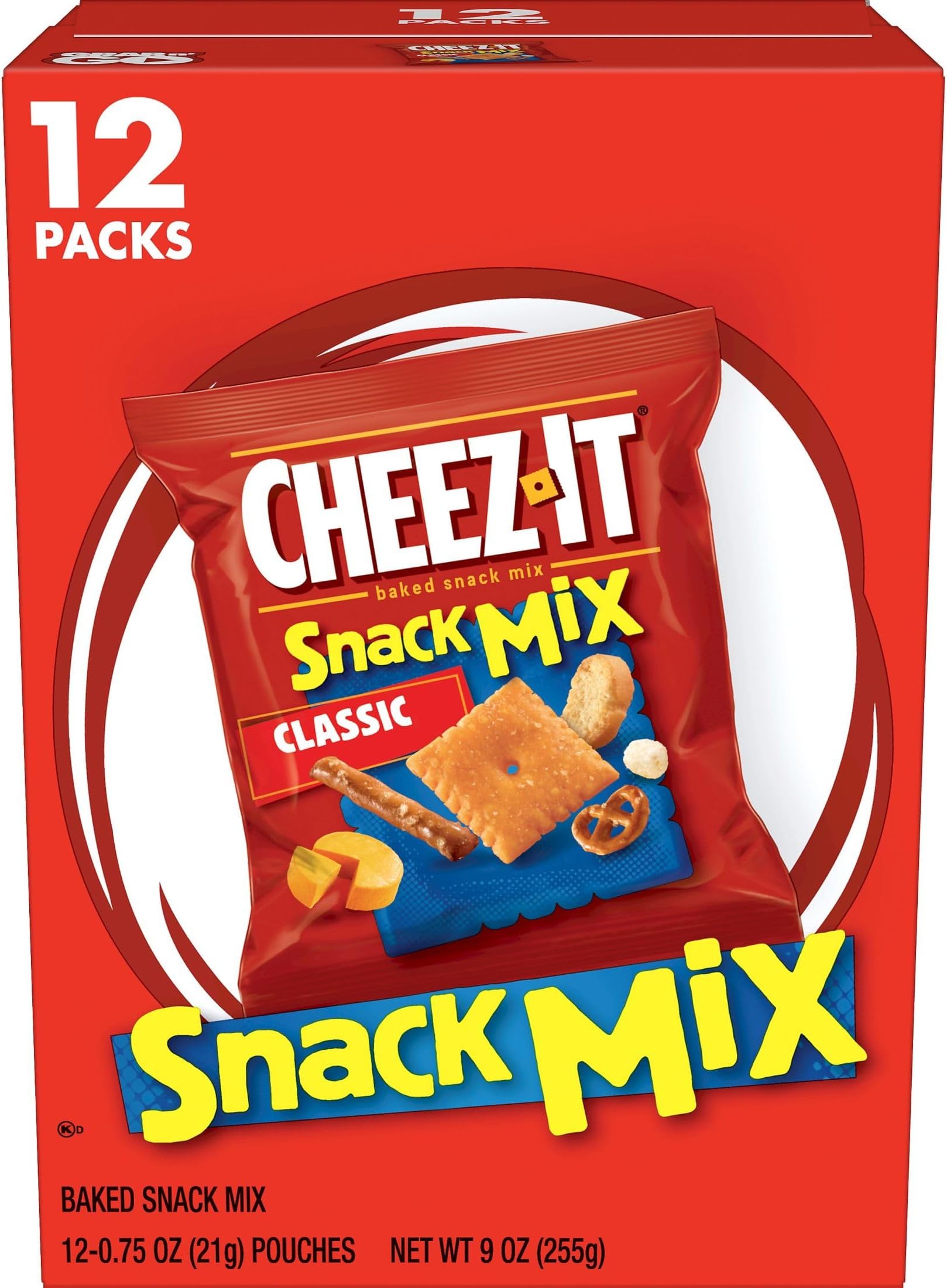 Amazon.com: Gripz Mini Cheese Crackers, Kids Snacks, Baked Snack ...