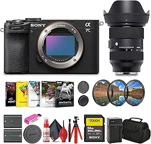 Amazon.com : Sony Alpha 7C II Mirrorless Full-Frame Interchangeable Lens Camera (ILCE-7CM2/B ...
