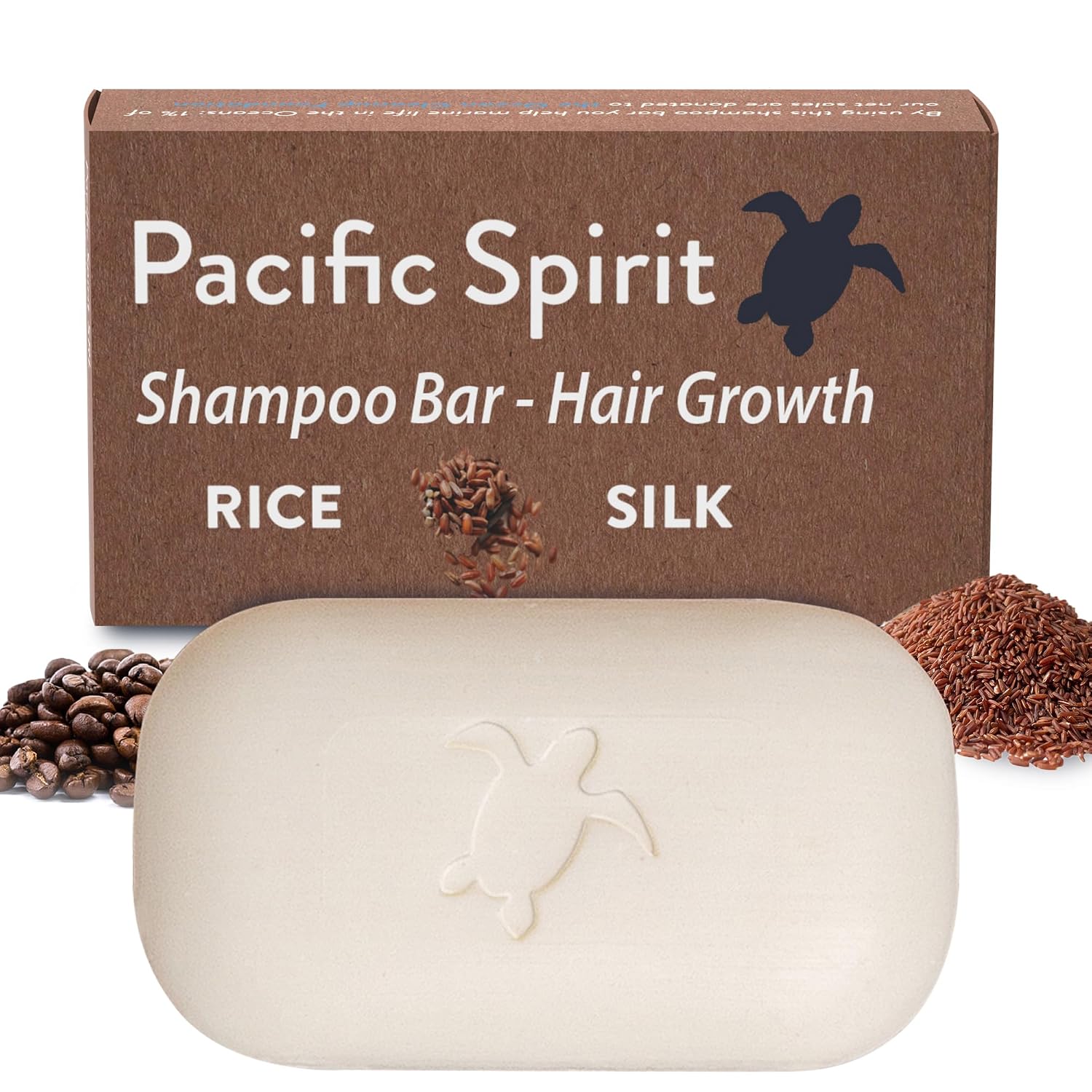 Amazon.com: Pacific Spirit Rice Shampoo Bar for hair growth. For all ...