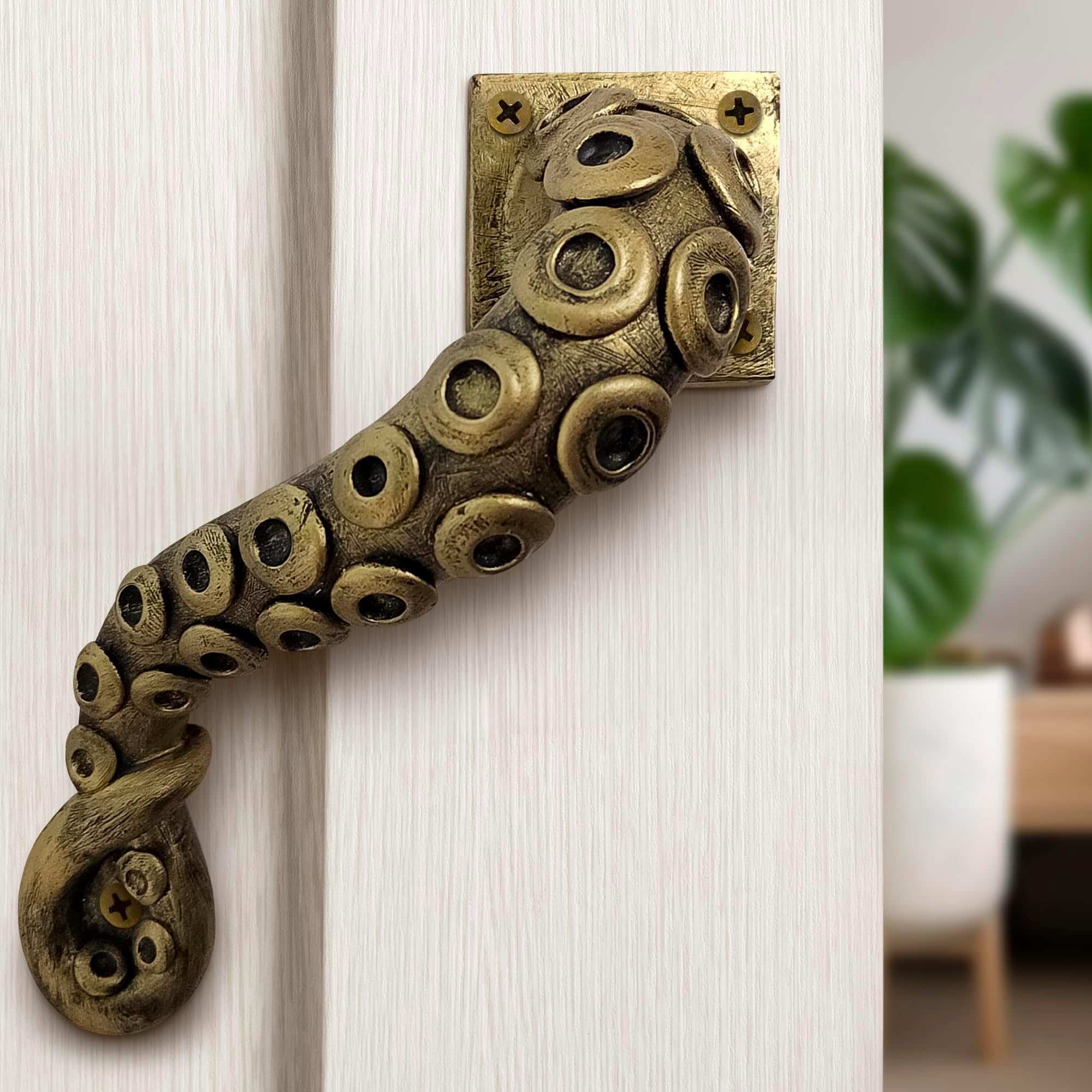 Marsrut Vintage Octopus Tentacle Door Handle - Indoor/Outdoor Home ...