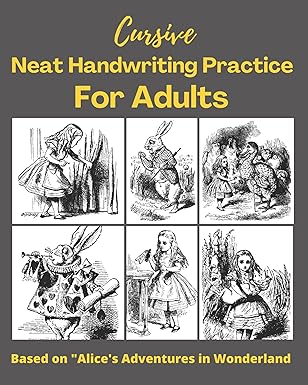Amazon.com: Cursive Neat Handwriting Practice For Adults: Literature ...