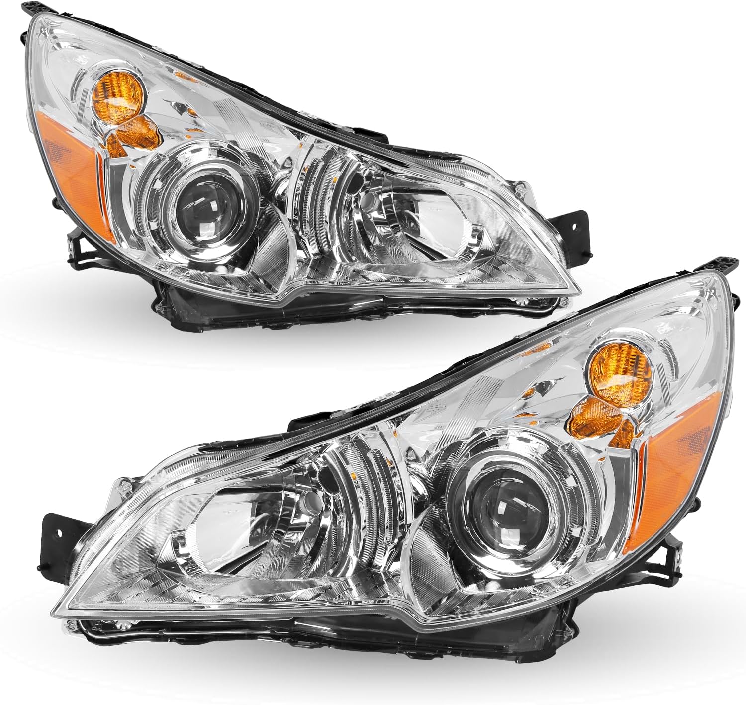 Amazon.com: TUSDAR Headlight Assembly Set for 2010 to 2014 Subaru ...