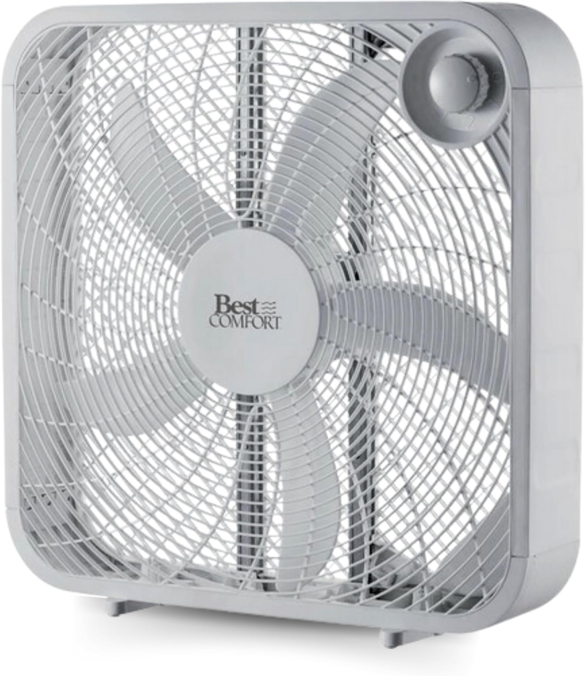 Amazon.com: Lasko 20 INCH Box Fan with SAVESMART technology, WHITE ...