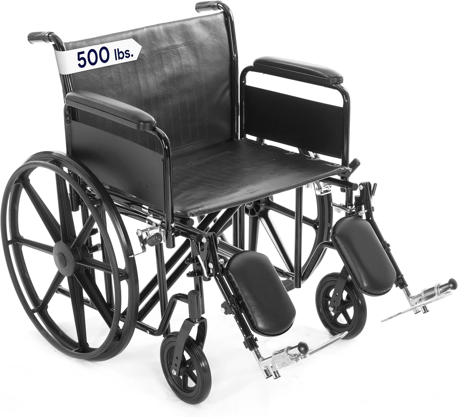 Amazon.com: 24" Heavy Duty Bariatric Wheelchair for Adults - Black ...