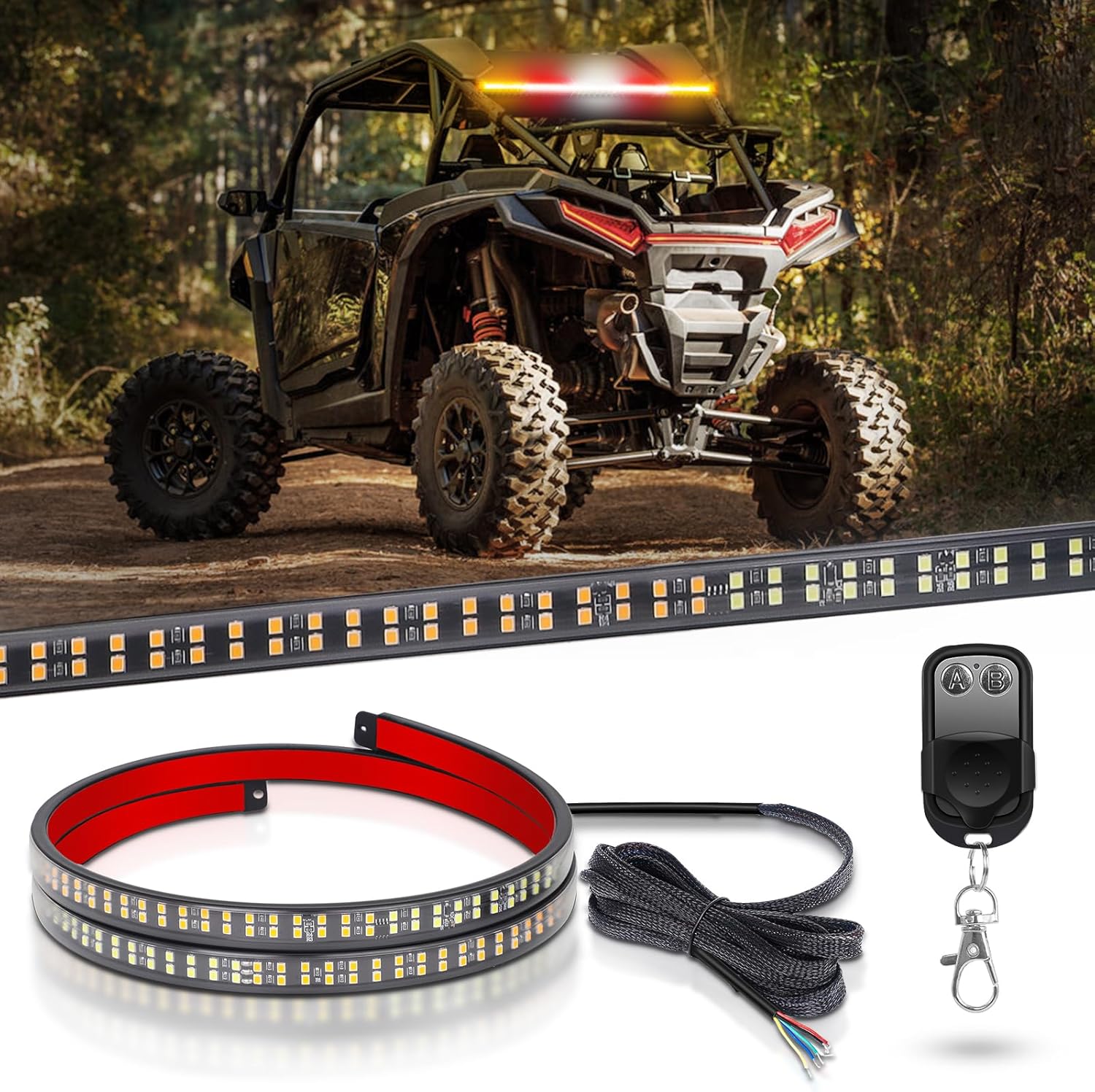 Amazon.com: XRIDONSEN 30 inch Chase Light Strip 180 LED Emergency ...
