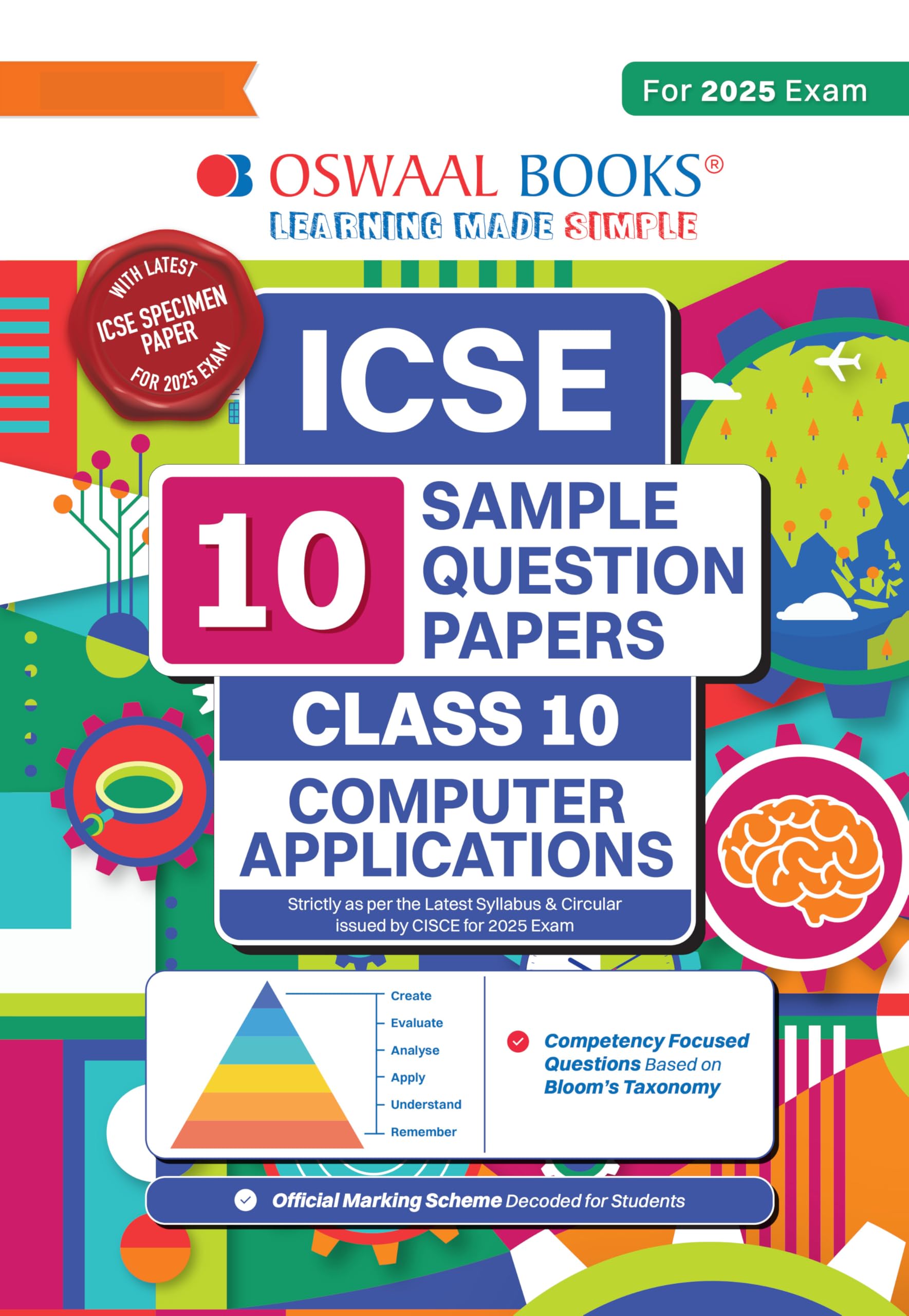 Oswaal ICSE | 10 Sample Question Papers | Class 10 | Computer ...