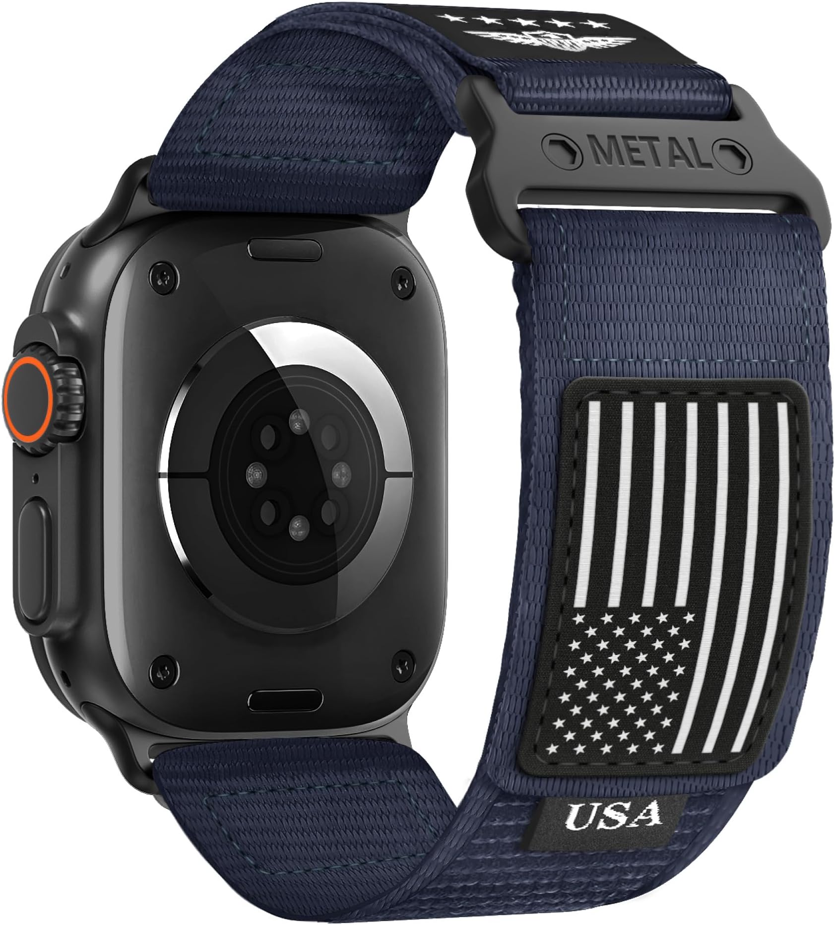 Amazon.com: Rugged Nylon Band for Apple Watch Ultra 2 Bands for Men ...