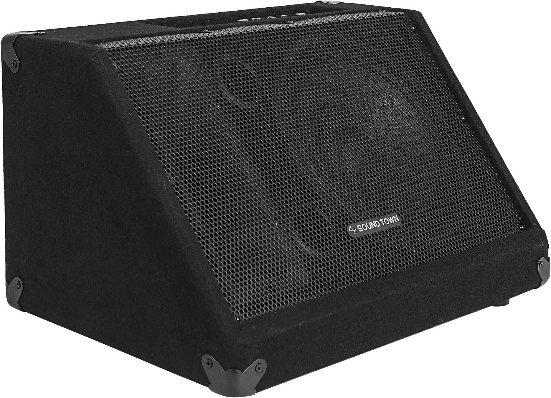 Sound Town Powered DJ PA Stage Monitor Speaker 10” 300W with ...