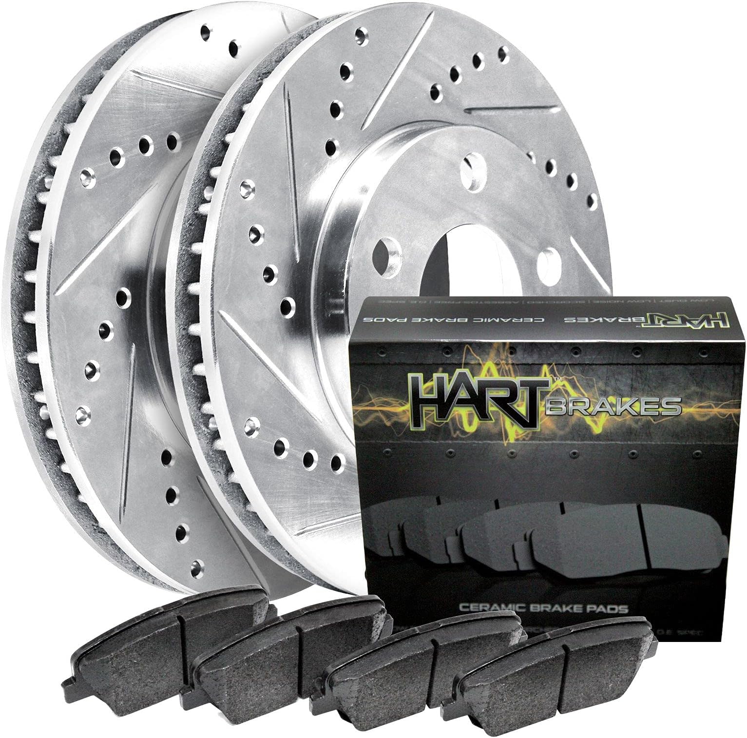 Amazon.com: Max Advanced Brakes Front Brake Kit For 2015-2019 Hyundai ...