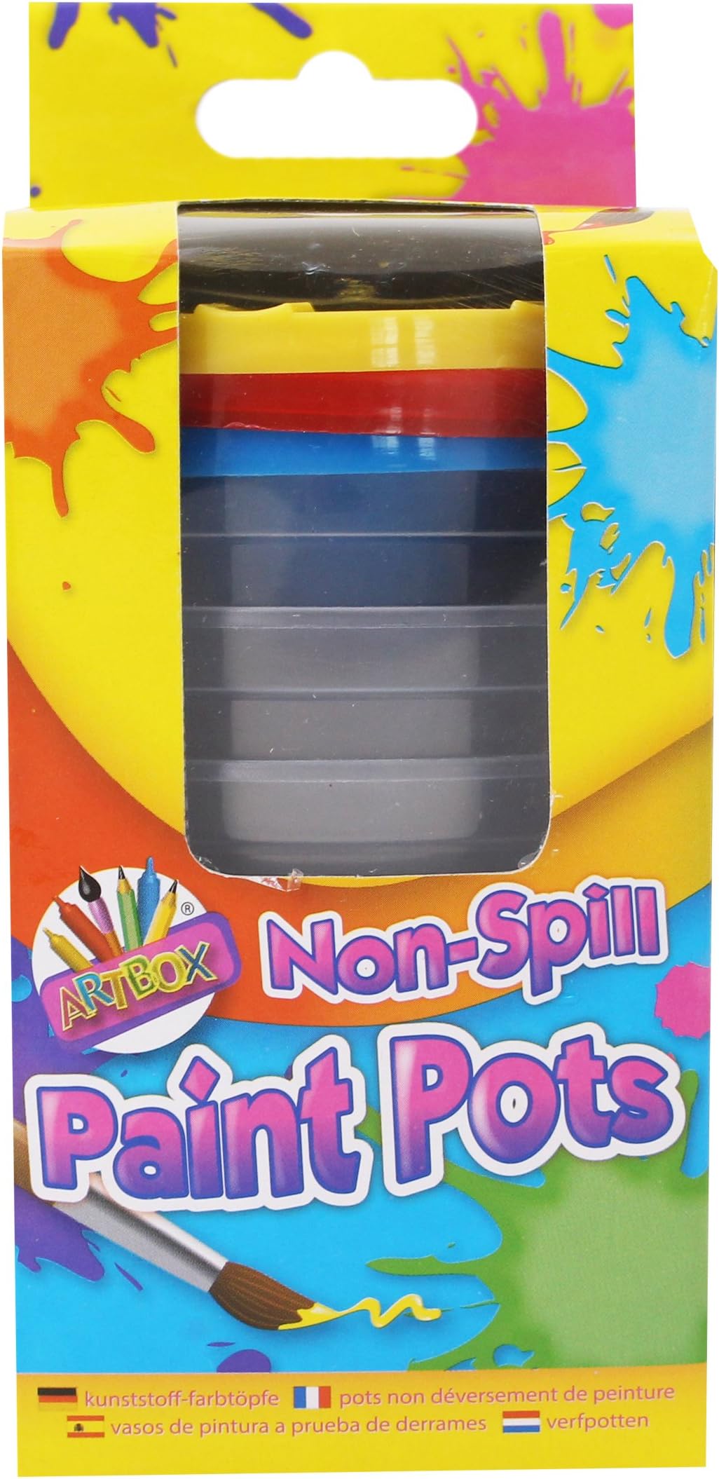 THE ART BOXARTBOX Non Spill Paint Pot (Pack of 3), 5122.0 : Amazon.co ...