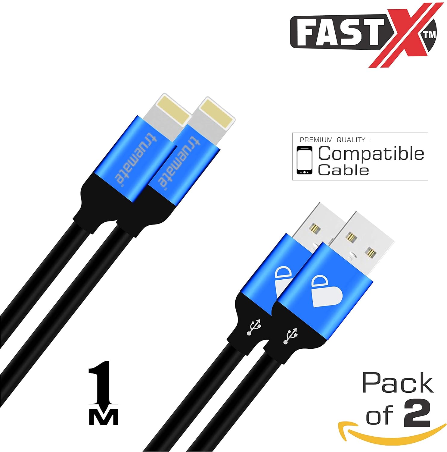 FASTX? Data Cable Fast Charging Compatible Light Weight Round Also ...