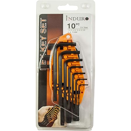 Inditrust Combo 10 Pieces Hex Allen Key & 9 Pieces Torx Allen key set ...