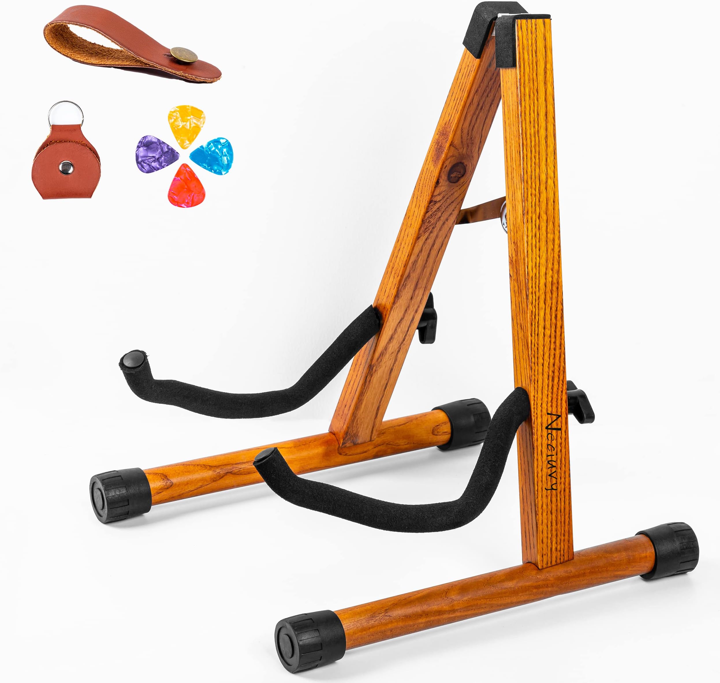 Amazon.com: Aorom Guitar Stand, A-Frame with Padded Foam for Acoustic ...