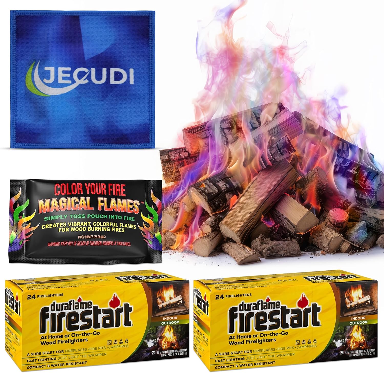 Amazon.com: Duraflamme Firelighters for Indoor & Outdoor Use–Easy Use ...
