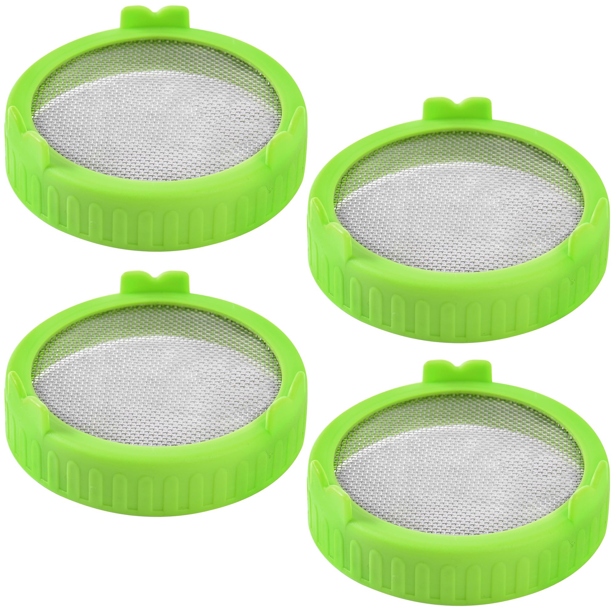 Amazon.com: Sprouting Lids, Removable Stainless Mesh Screen Lids for ...