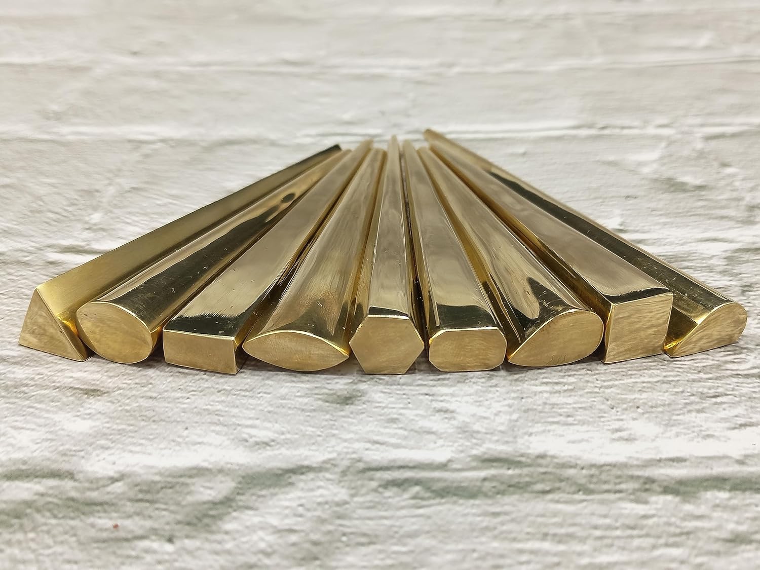 Amazon.com: 9" Bezel Brass Mandrels 9 Different Shapes Wire Working ...